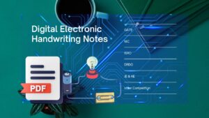 Digital Electronics Handwriting Notes PDF ⋆ csestudy247