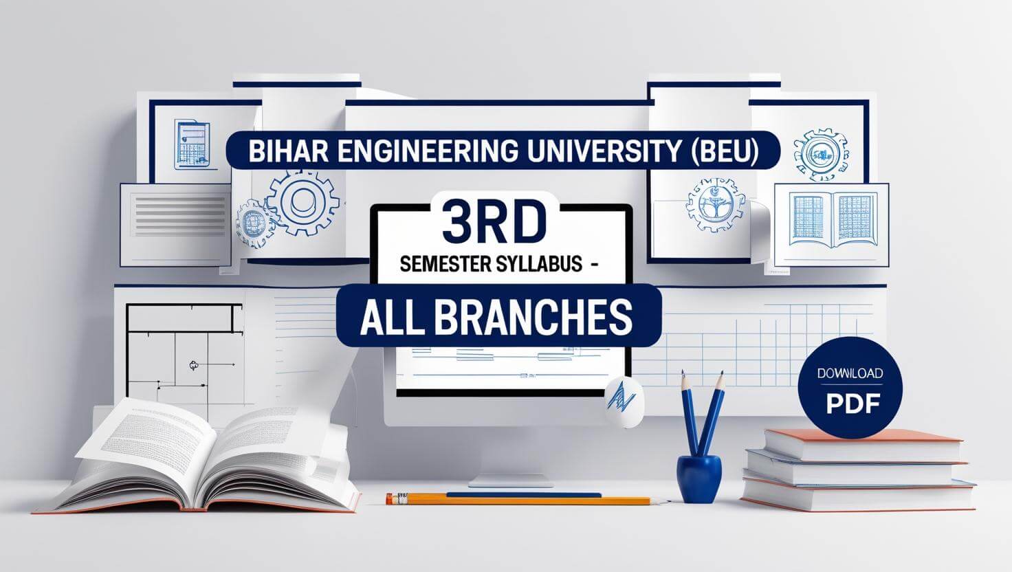 Bihar Engineering University (BEU) 3rd Sem Syllabus PDF – All Branches ⋆ csestudy247
