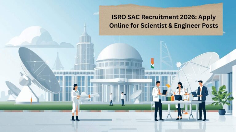 ISRO SAC Recruitment 2026: Apply Online for Scientist & Engineer Posts ...