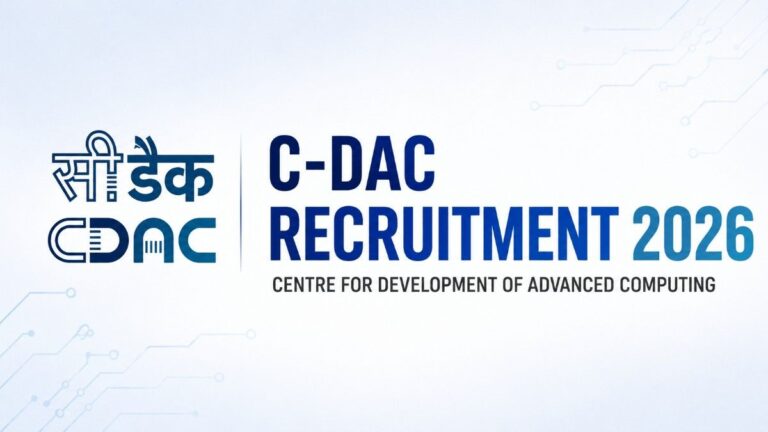C-DAC Recruitment 2026 ⋆ csestudy247
