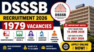 DSSSB Recruitment 2026 Notification Out for 1979 Vacancies ⋆ csestudy247